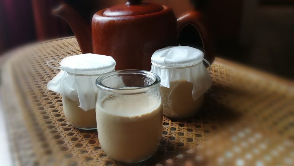 Yaourt au café crème - La Pelle du Jardin